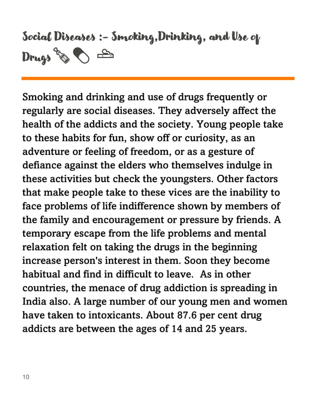"Drug Addiction" BIOLOGY PROJECT..pdf | Illegal Drugs, Tobacco ...