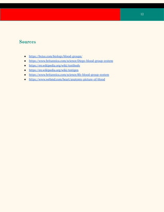 Study of blood groups | PDF