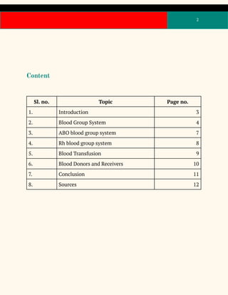 Study of blood groups | PDF