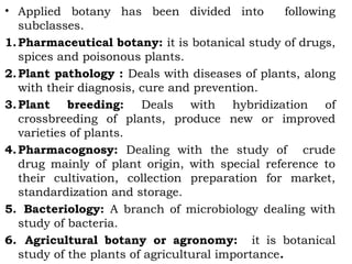 Biology and pharmaceutical sciences | PPT