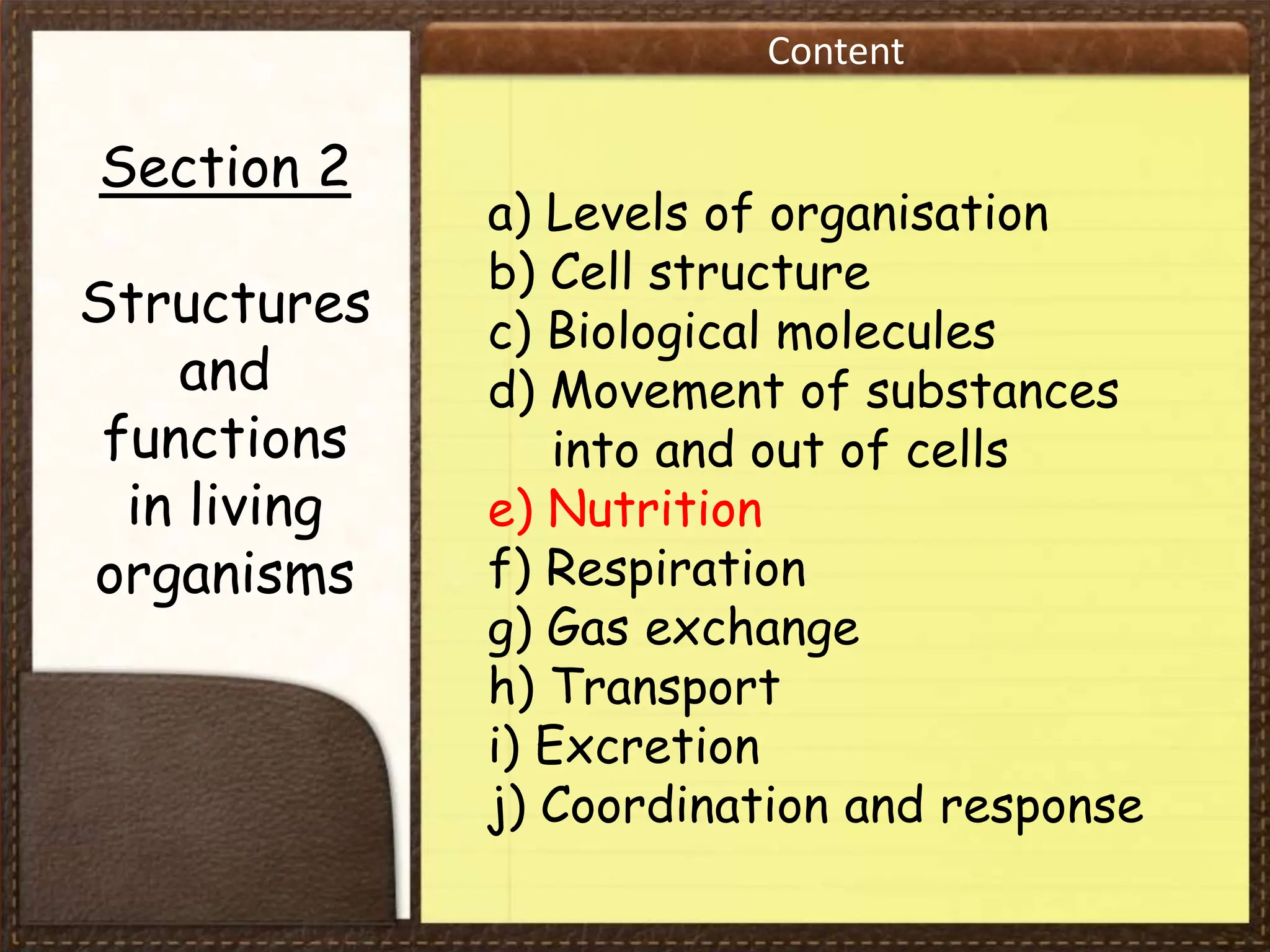 IGCSE CIE Nutrition Biology PowerPoint Presentation | PPT
