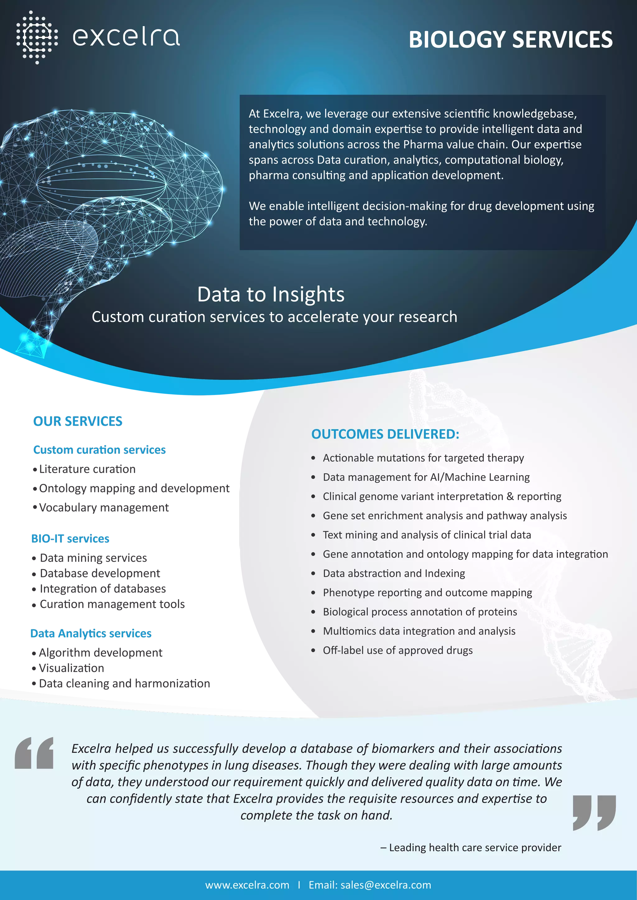 Case Study: Biology services | PDF