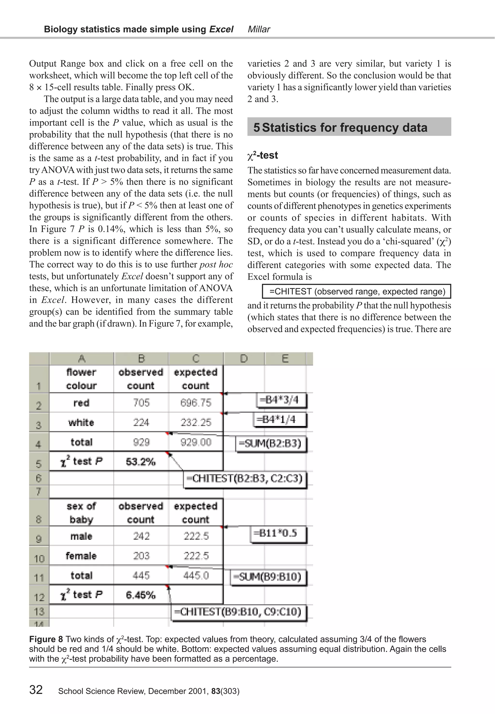 Biology statistics made_simple_using_excel | PDF