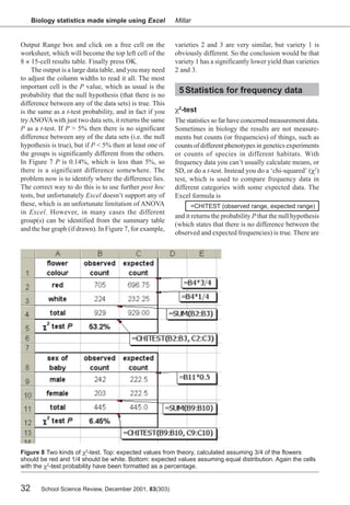 Biology statistics made_simple_using_excel | PDF