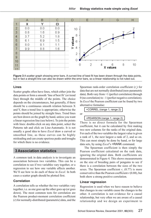 Biology statistics made_simple_using_excel | PDF