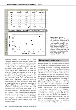 Biology statistics made_simple_using_excel | PDF