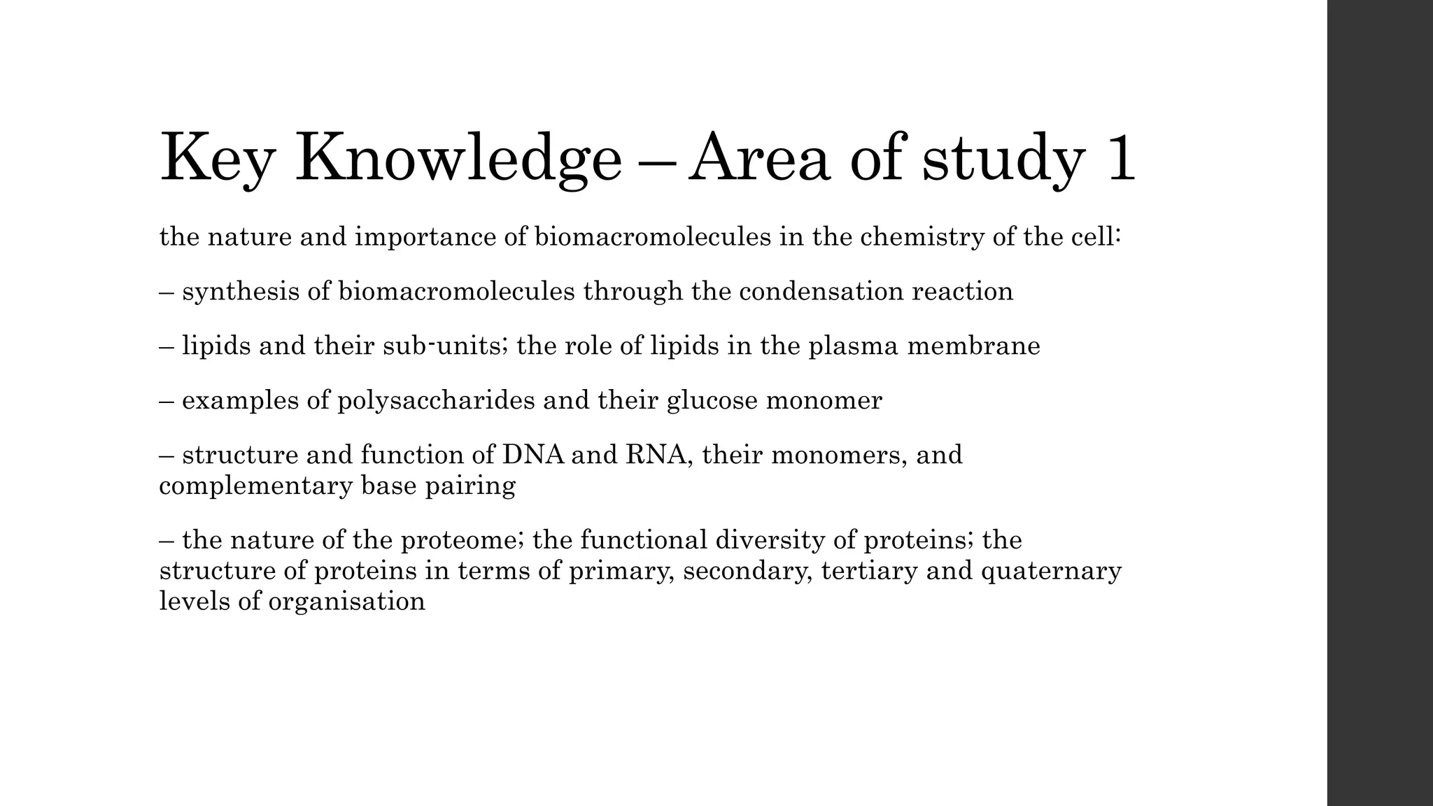 Biology study design – key knowledge and skills | PPT