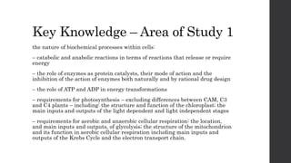 Biology study design – key knowledge and skills | PPT