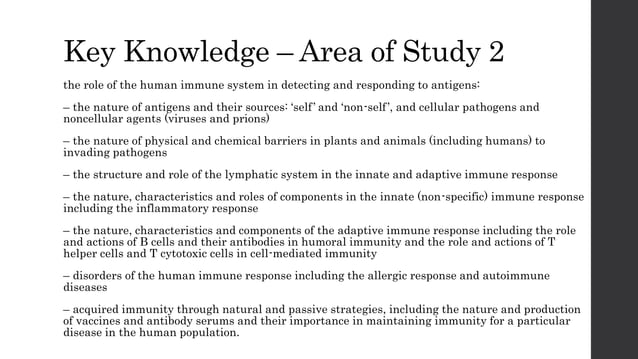 Biology study design – key knowledge and skills | PPT