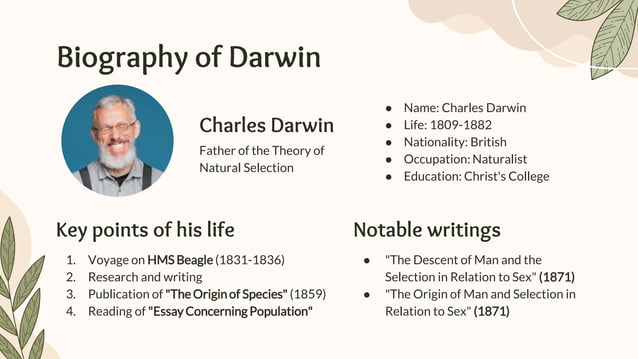Biology Subject for High School_ Darwin's Theory of Natural Selection ...