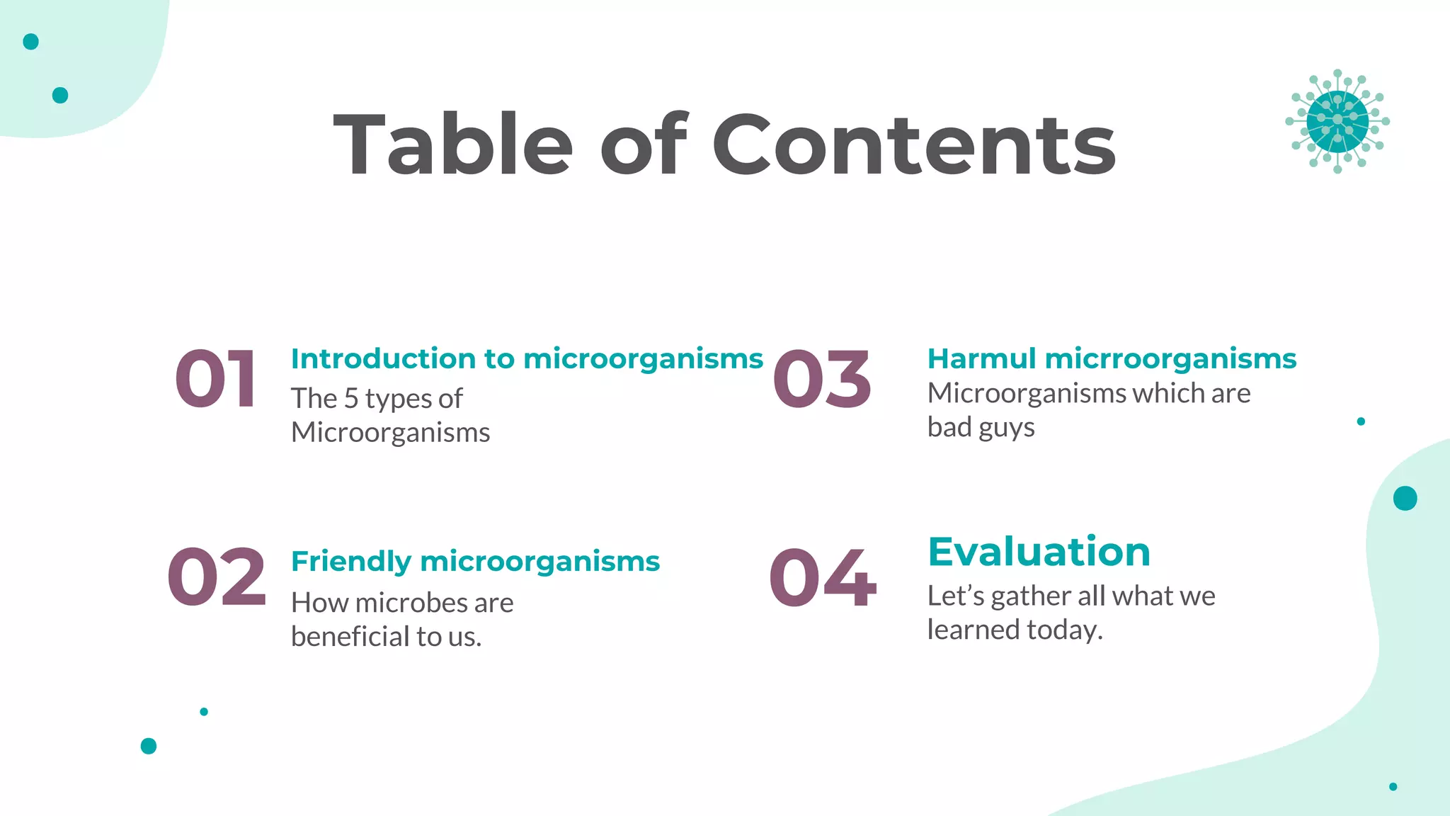 Microorganisms - Friend or foe | PPTX