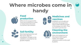 Microorganisms - Friend or foe | PPTX