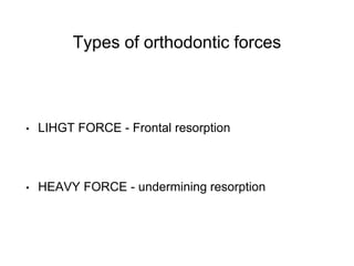 Biology tooth movement.pptx | Dental Health | Diseases and Conditions
