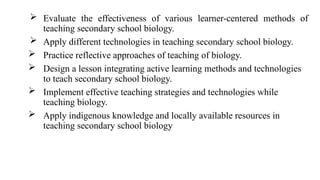 Biology training Lecture note for school teachers ppt.pptx