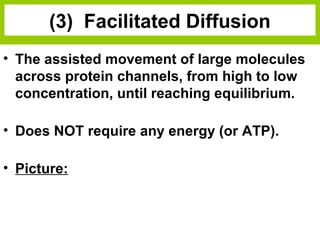 Biology unit 2 cells cell membrane transport notes | PPT