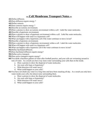 Biology unit 2 cells exam everything you need to know and extra review ...