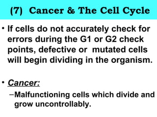 Biology unit 4 cell division cell division basics and the cell cycle ...