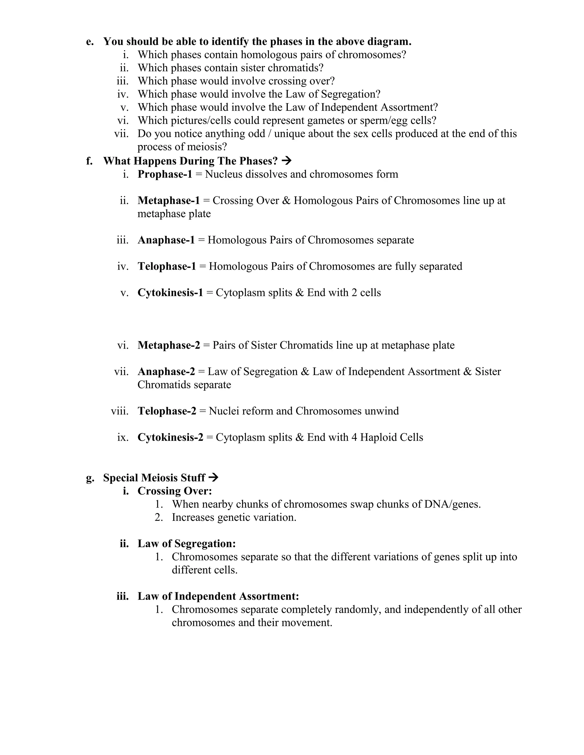 Biology unit 4 cell division exam everything you need to know | DOC