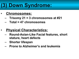 Biology unit 4 cell division karyotyping and genetic disorder notes | PPT