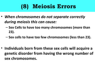 Biology Unit 4 Notes: Meiosis | PPT