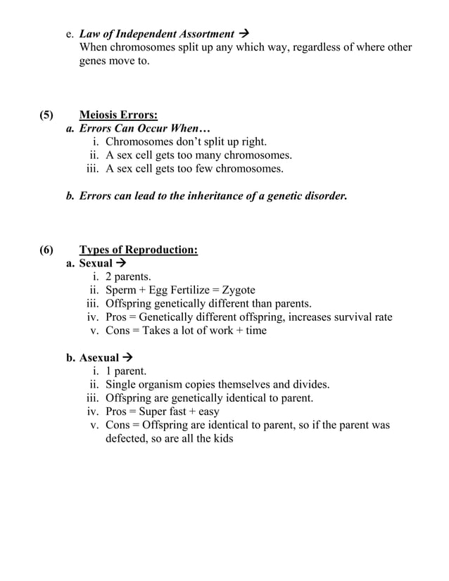 Biology unit 4 cell division quiz #2 everything you need to know | DOCX ...