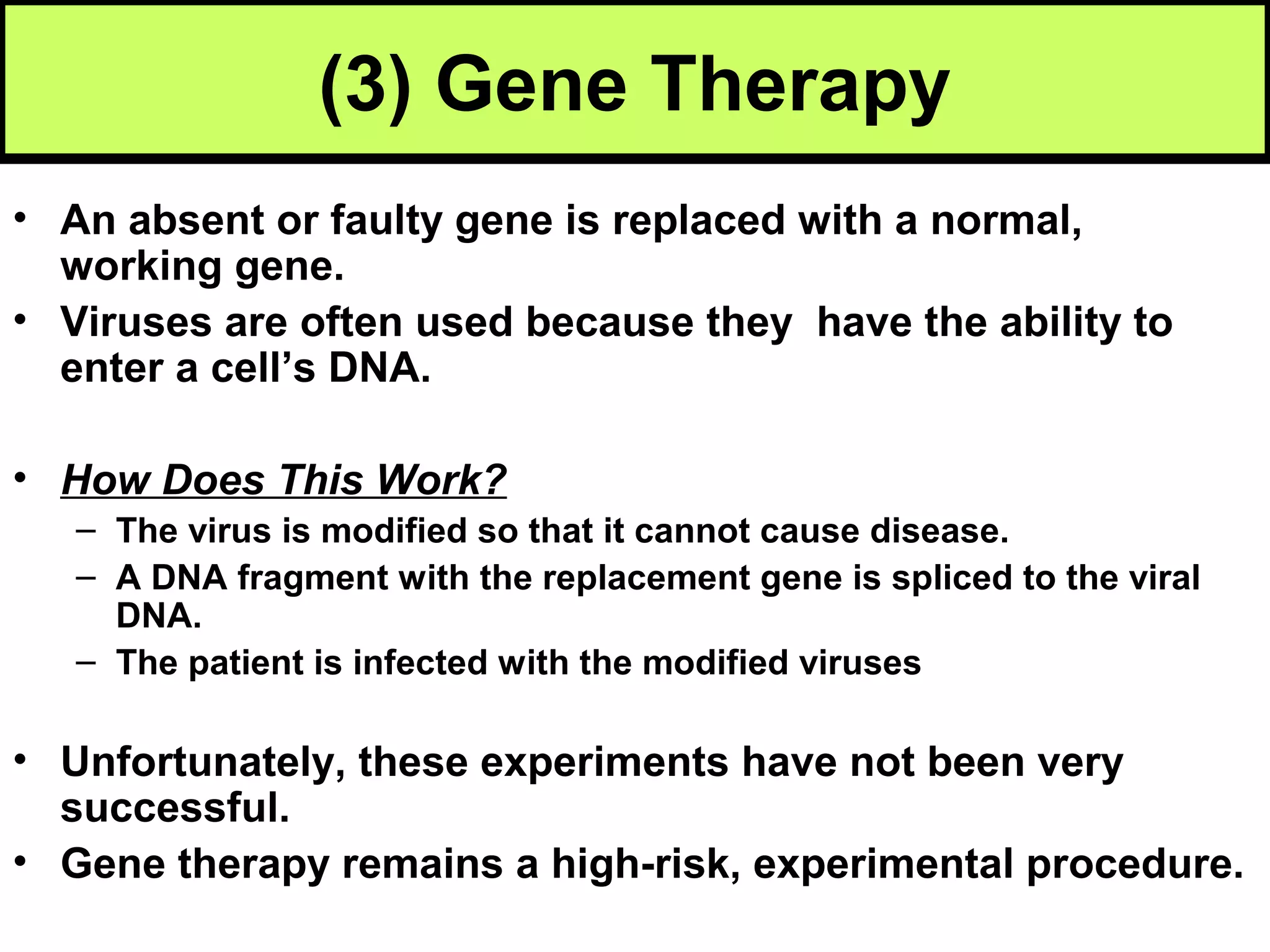 Biology unit 5 genetics genetic engineering notes | PPT