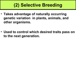 Biology unit 5 genetics genetic engineering notes | PPT