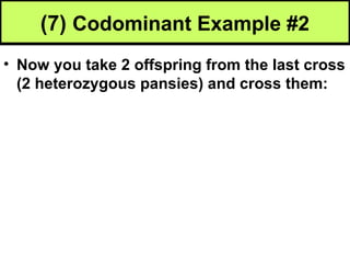 Biology unit 5 genetics non mendelian genetics notes | PPT