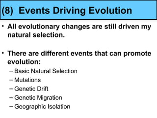 Biology unit 7 evolution intro to evolution and natural selection notes ...