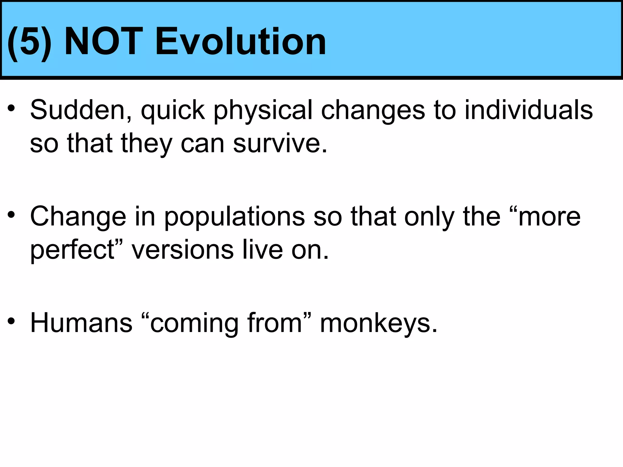 Biology Unit 7 Notes: Evolution & Natural Selection | PPT