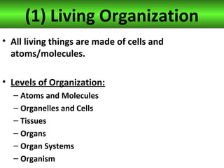 Biology unit 7 organ systems living organization notes | PPT