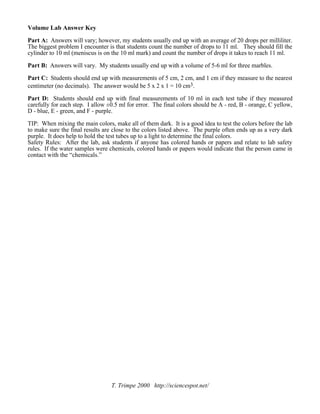 Biology volumelab | PDF