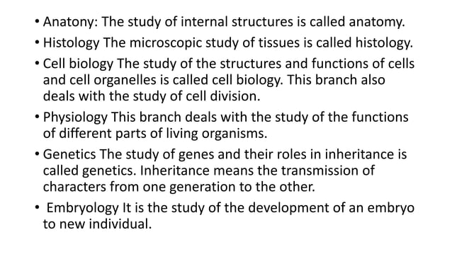 introduction to biology | PPT