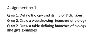 introduction to biology | PPT