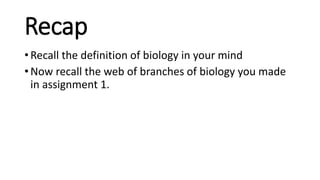 Biology week 2 | PPTX