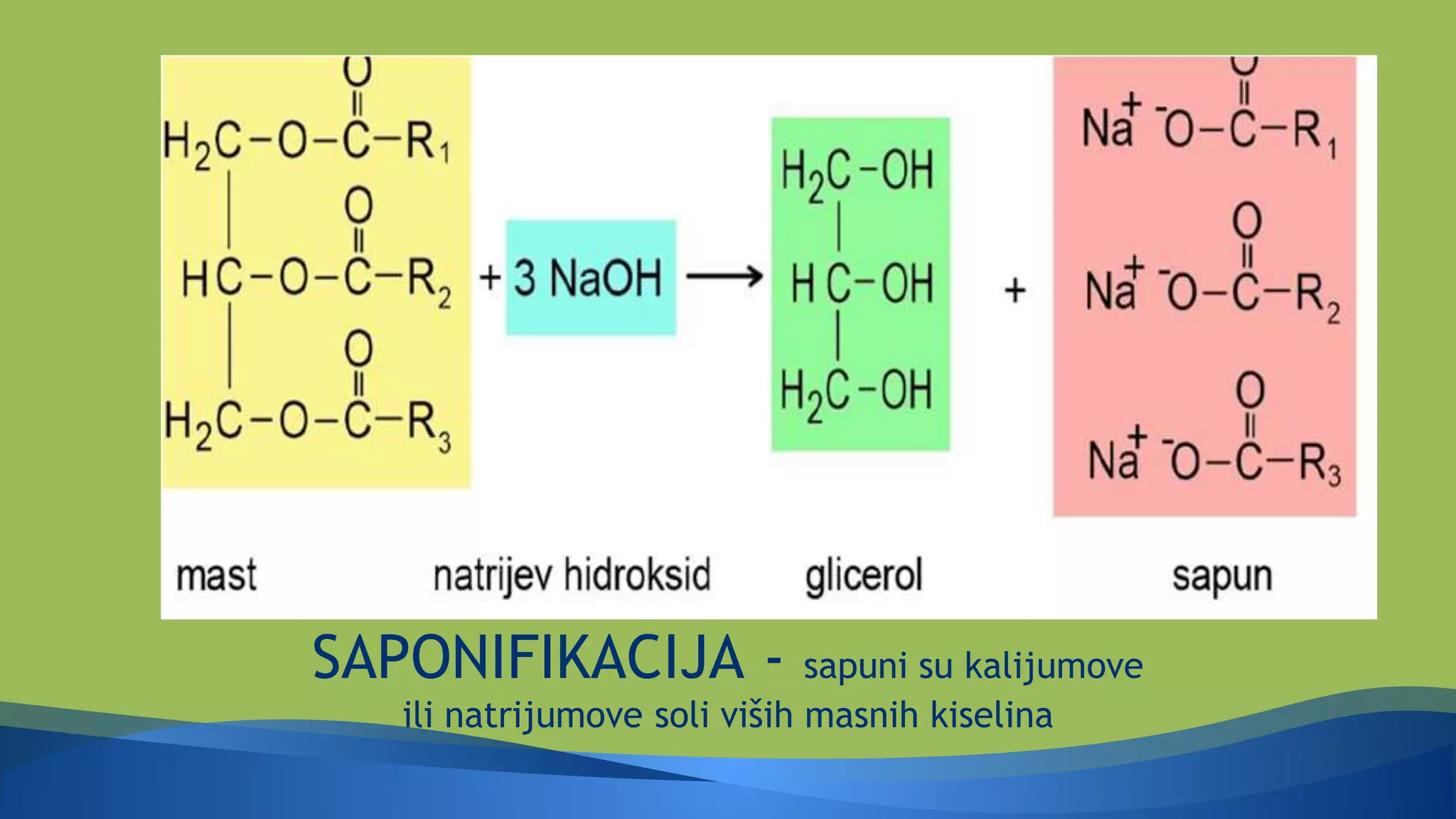 Biološki važna organska jedinjenja masti i ulja | PPTX