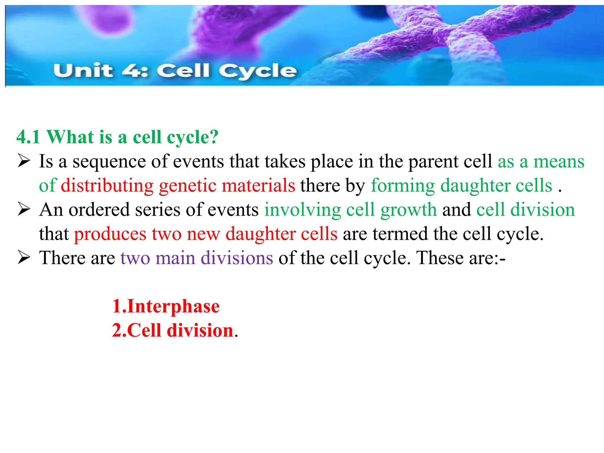 Biolo Garde Ten Unit Four for High School Students | PPTX