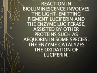 Bioluminescence: A new life changing concept | PPTX