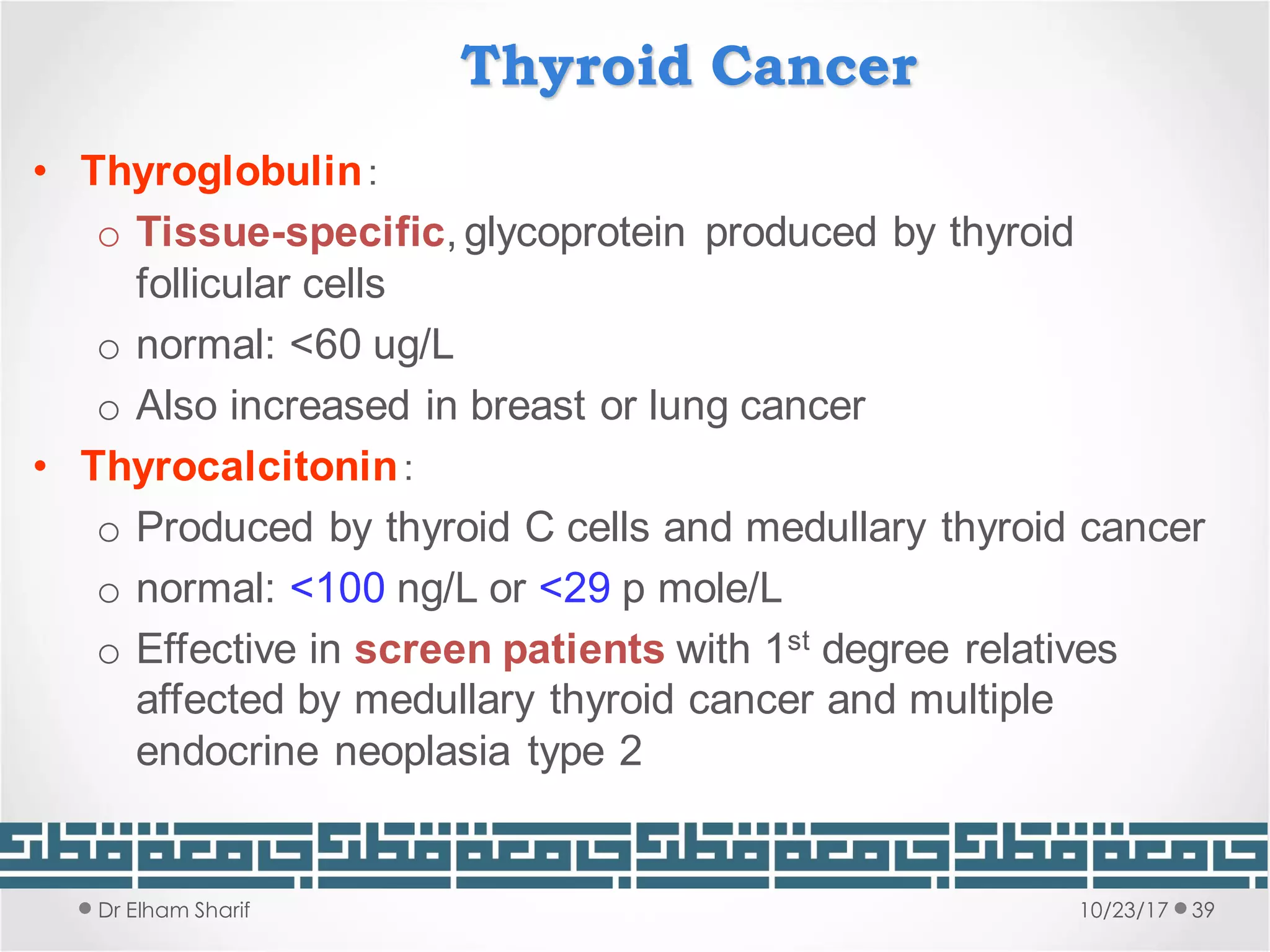 Unit 3: Cancer & Tumor Markers | PDF