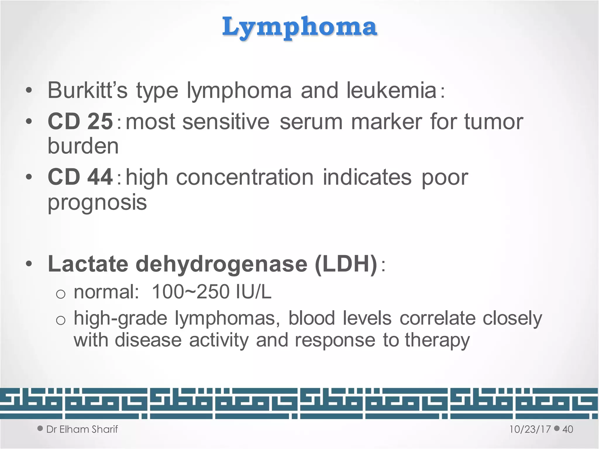 Unit 3: Cancer & Tumor Markers | PDF
