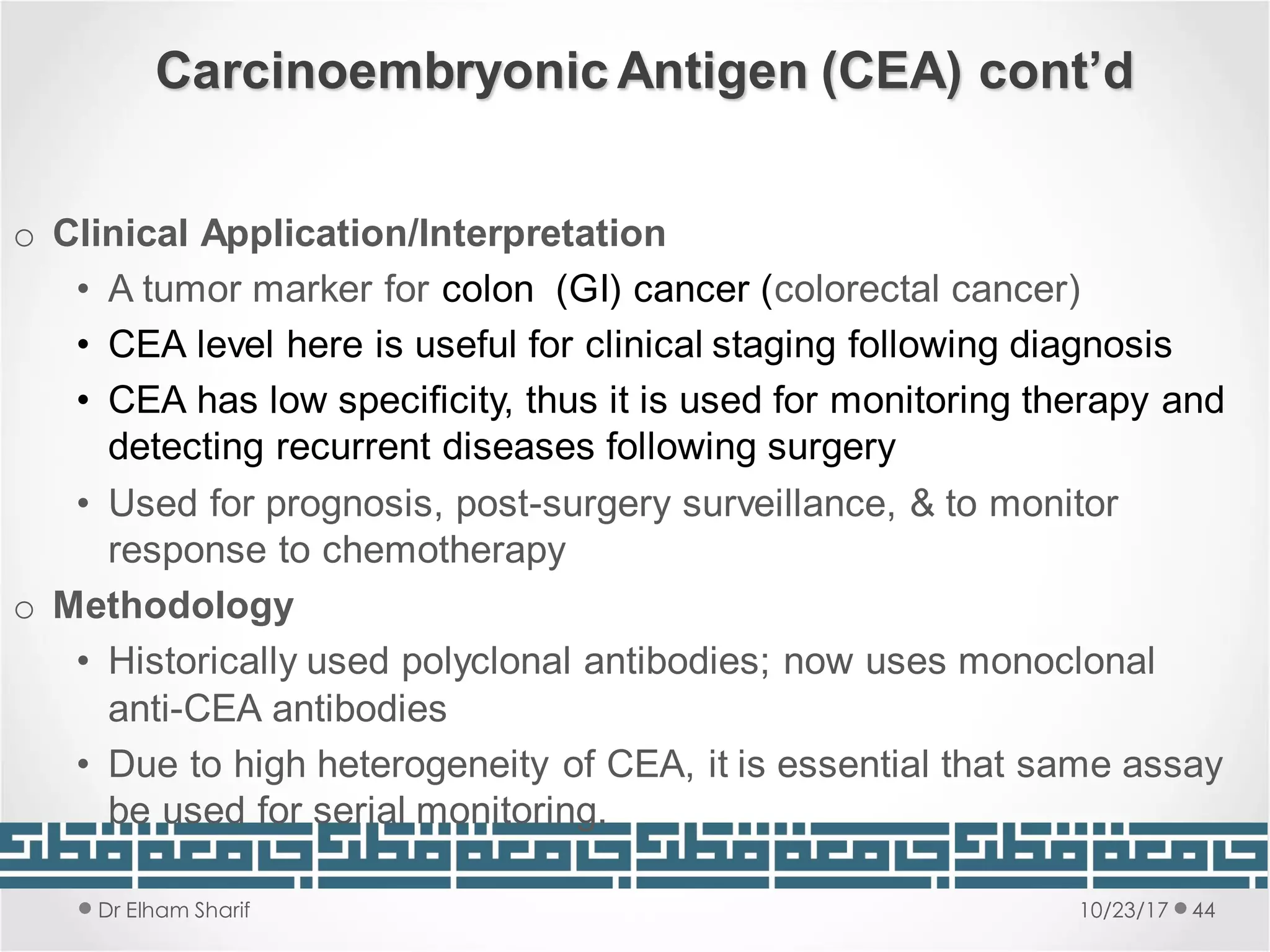 Unit 3: Cancer & Tumor Markers | PDF