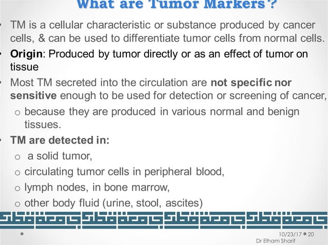 Unit 3: Cancer & Tumor Markers | PDF | Cancer | Diseases and Conditions