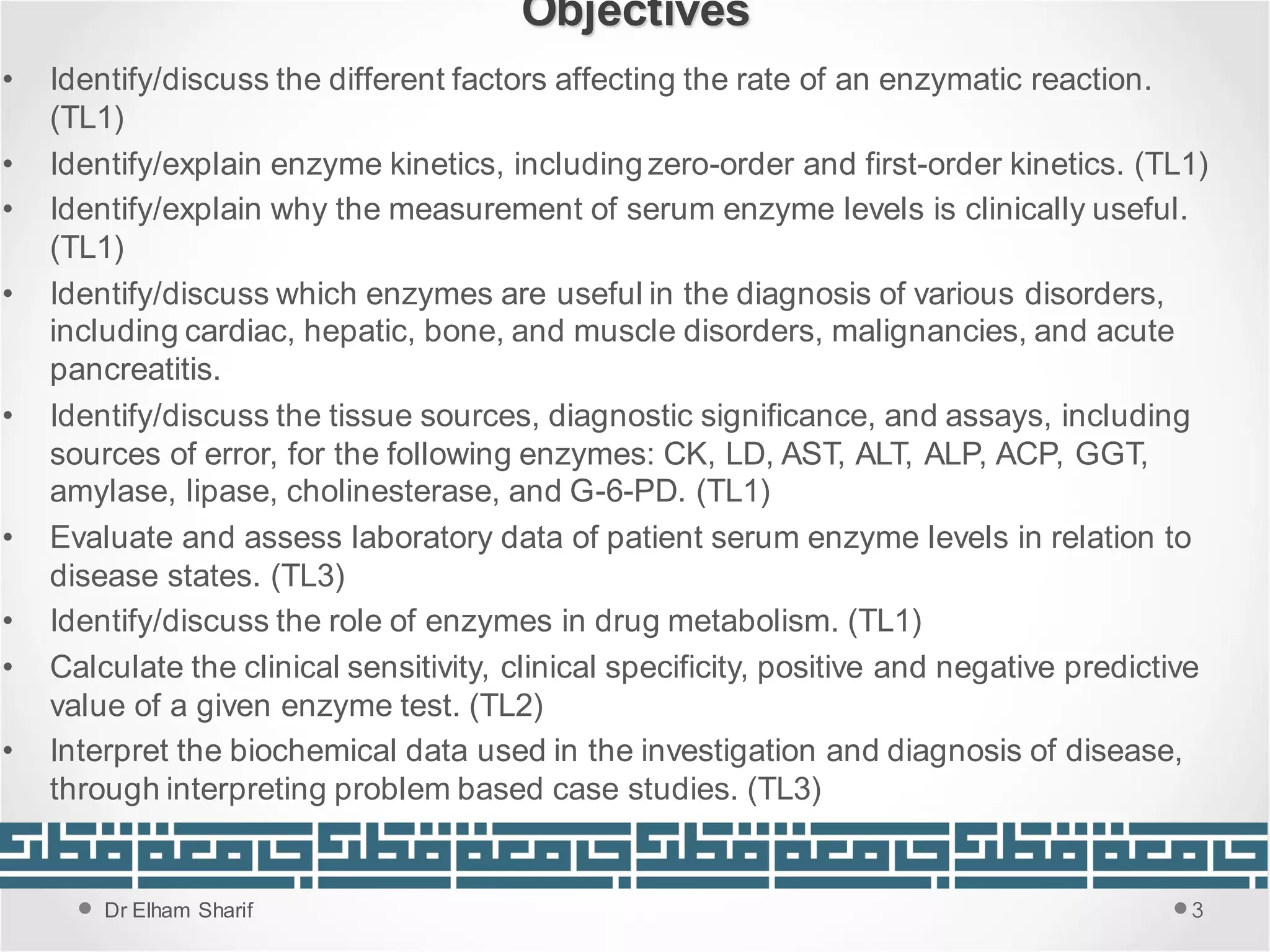 Unit 4: Plasma Enzyme tests in diagnosis | PPT