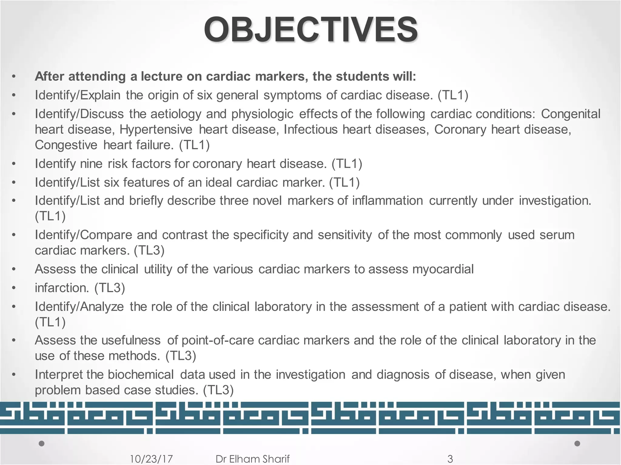 Unit 5: Cardiac Markers & MCI | PDF