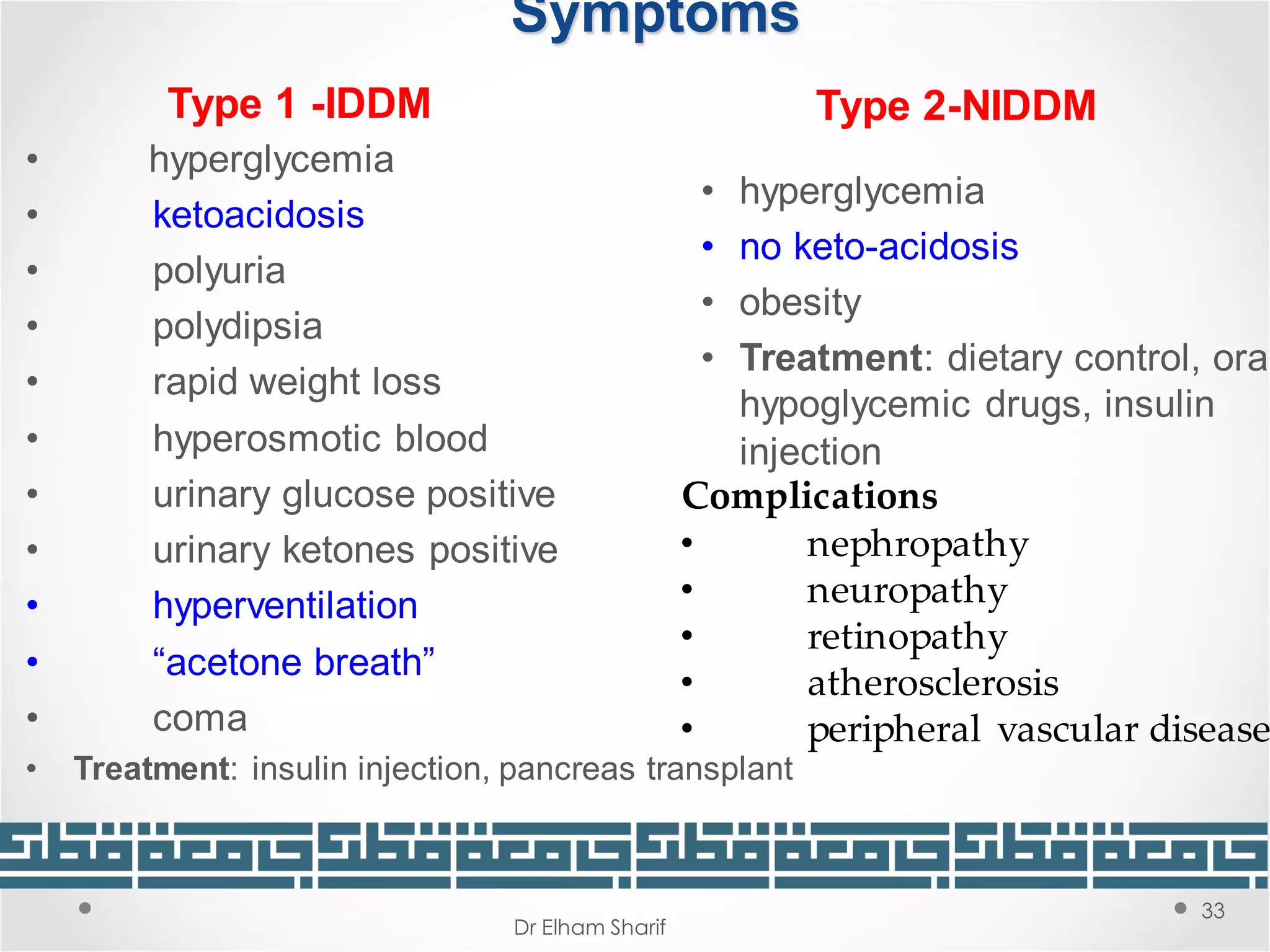 Unit 7 : Carbohydrates metabolism & disorders | PDF