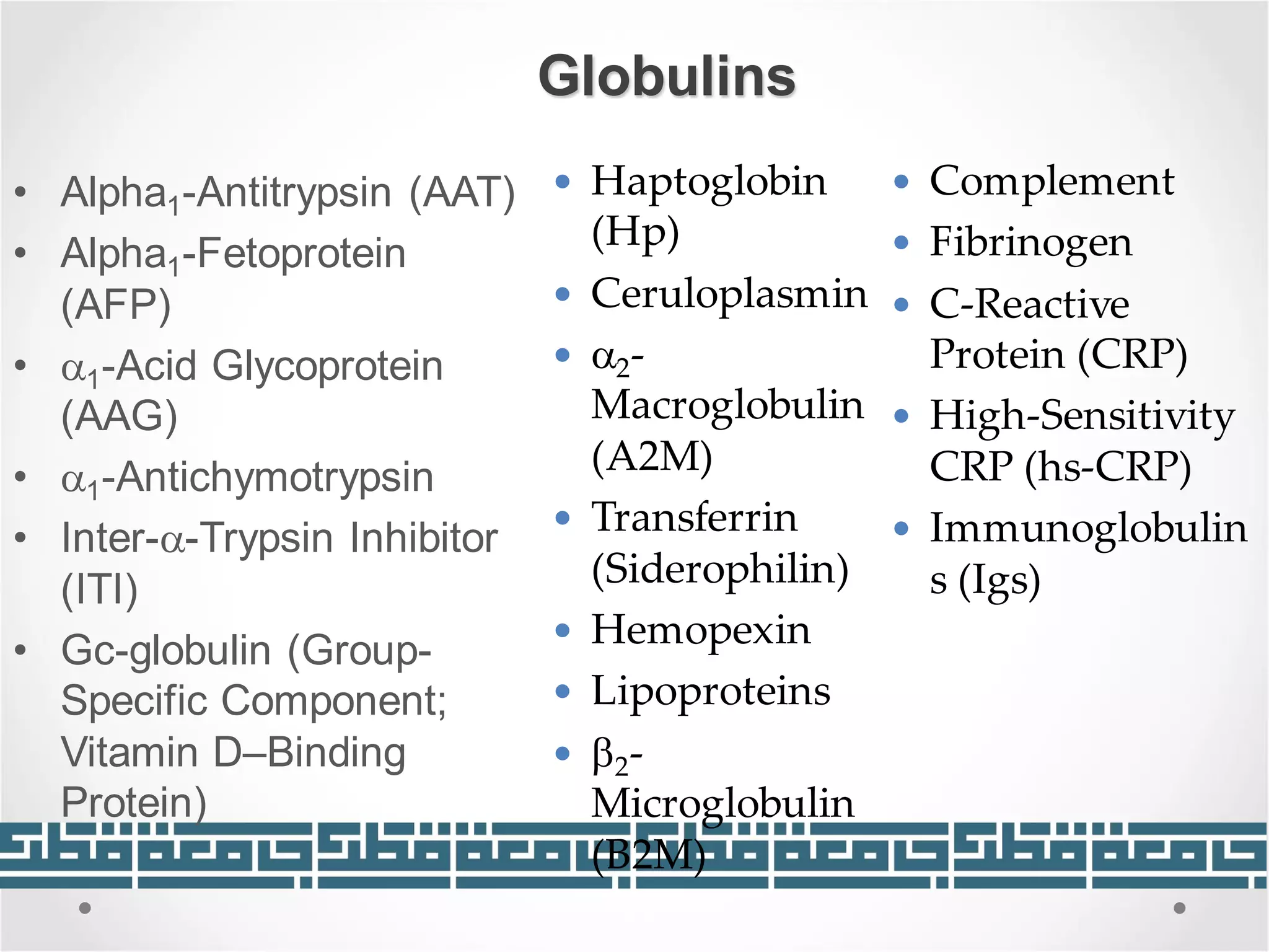 Unit 2: Proteins, abnormalities and methods of proteins investigation | PDF