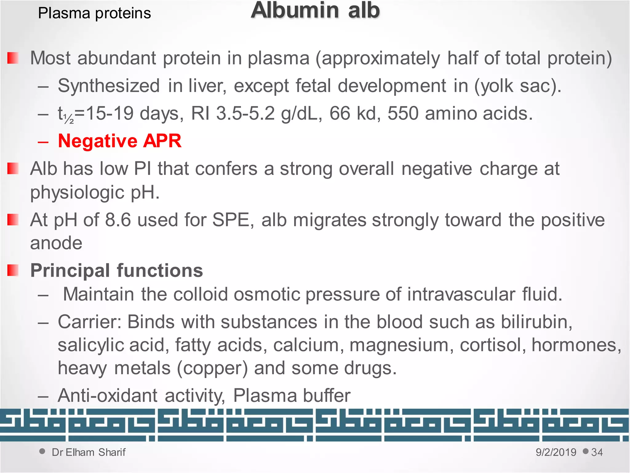 Unit 2: Proteins, abnormalities and methods of proteins investigation | PDF