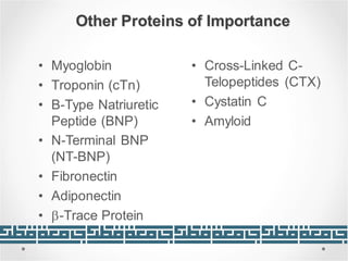 Unit 2: Proteins, abnormalities and methods of proteins investigation | PDF