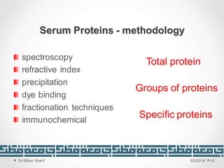 Unit 2: Proteins, abnormalities and methods of proteins investigation | PDF
