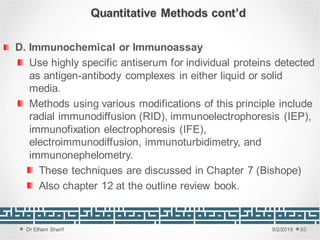 Unit 2: Proteins, abnormalities and methods of proteins investigation | PDF